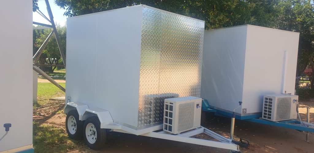 2.4m Mobile freezer- Double Axle – VIP Trailers And Coldrooms